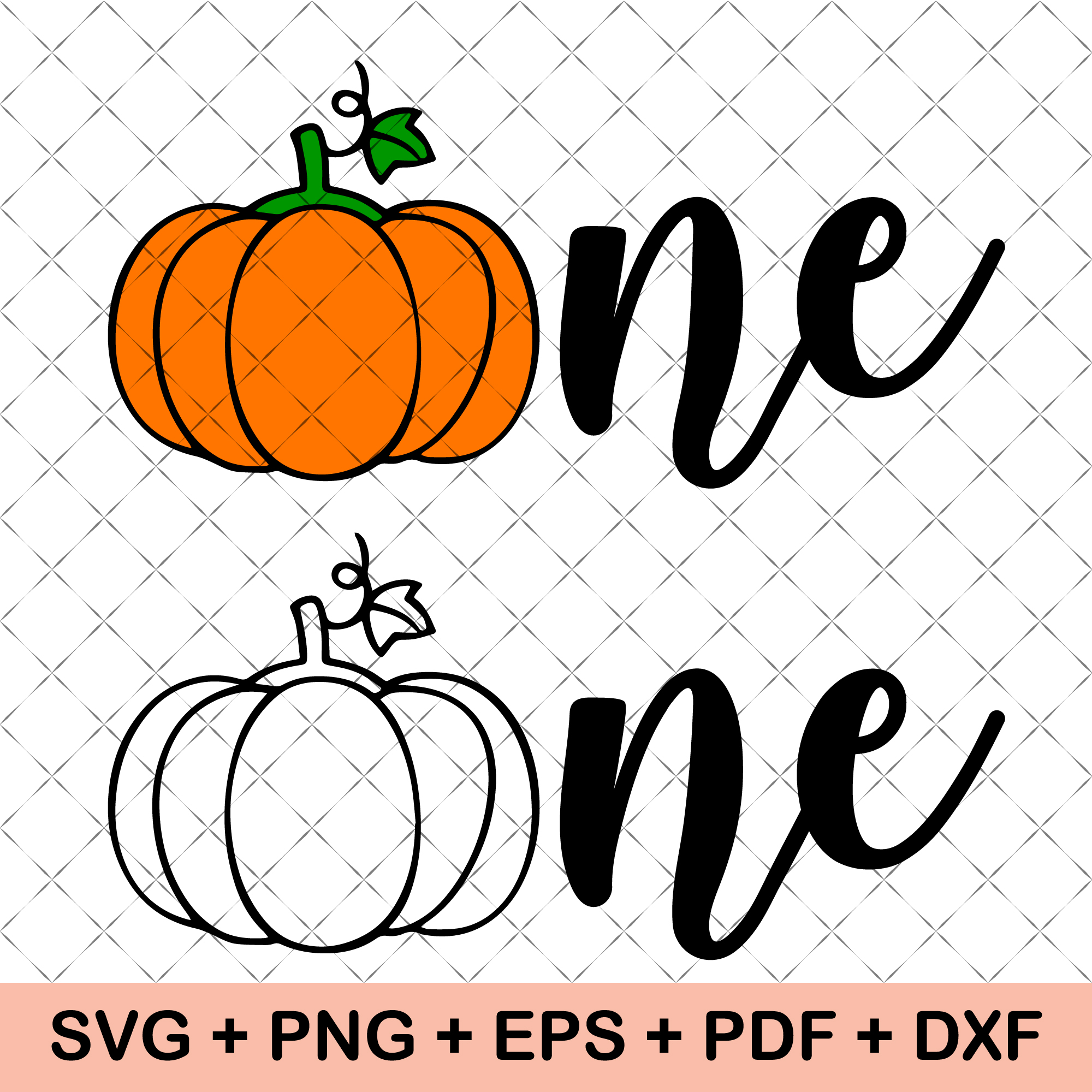 Pumpkin One Svg | Inspire Uplift