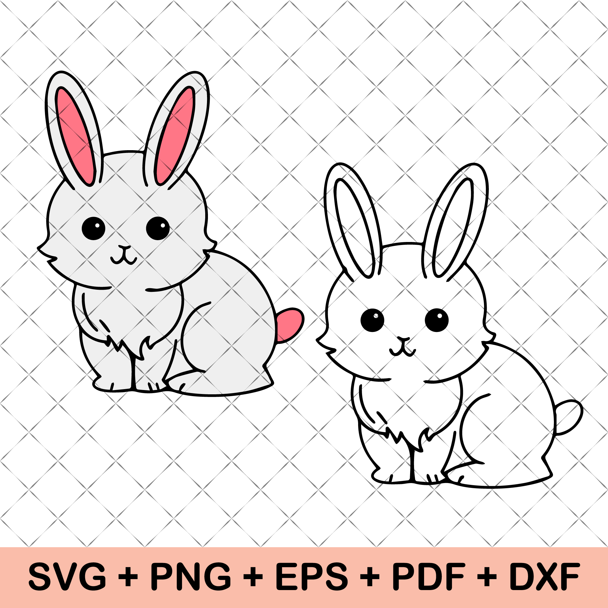 Bunny SVG, Easter Bunny SVG, Rabbit Svg, Bunny Svg Bundle, R | Inspire ...