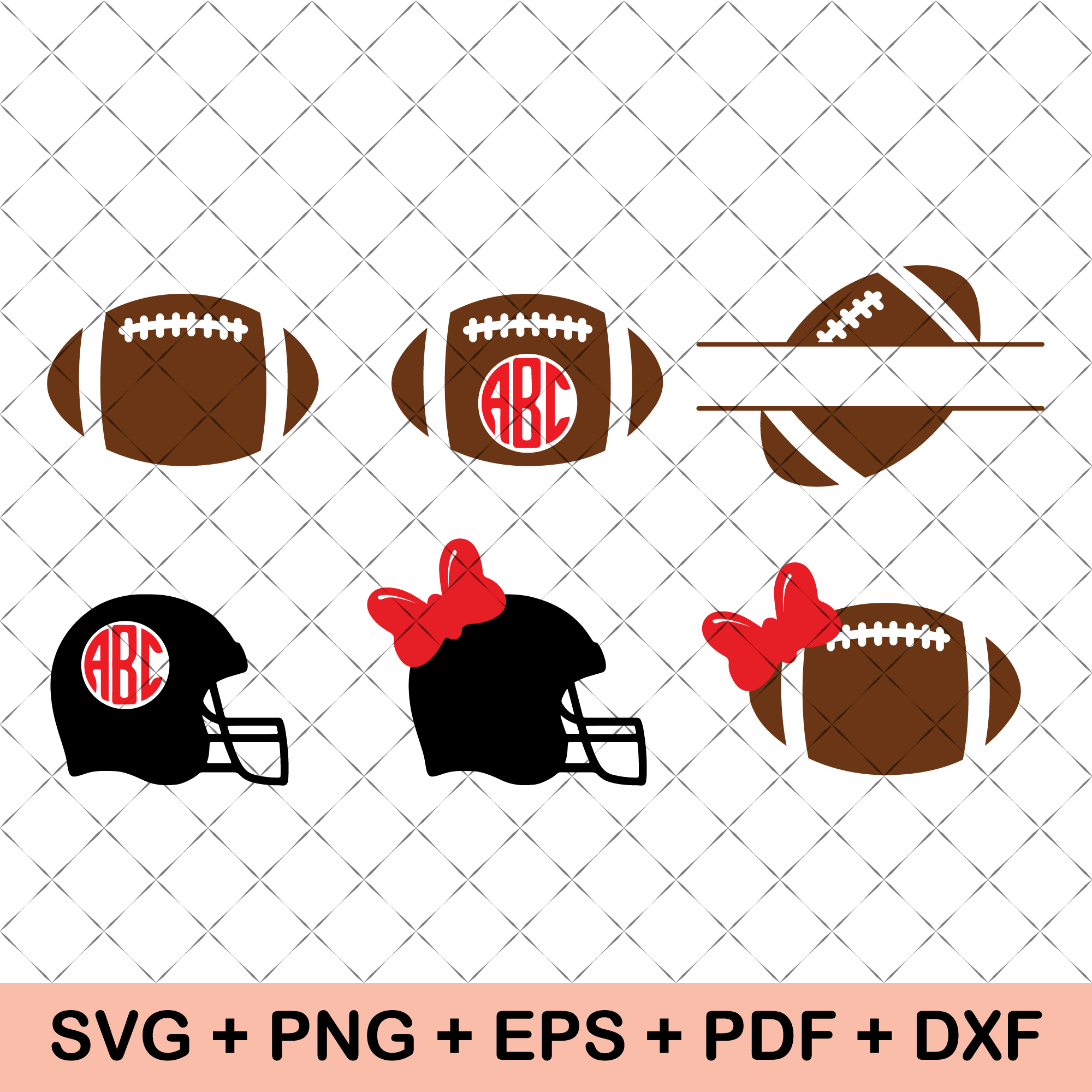 Football SVG Bundle - Football PNG - Sports SVG - Football C | Inspire ...