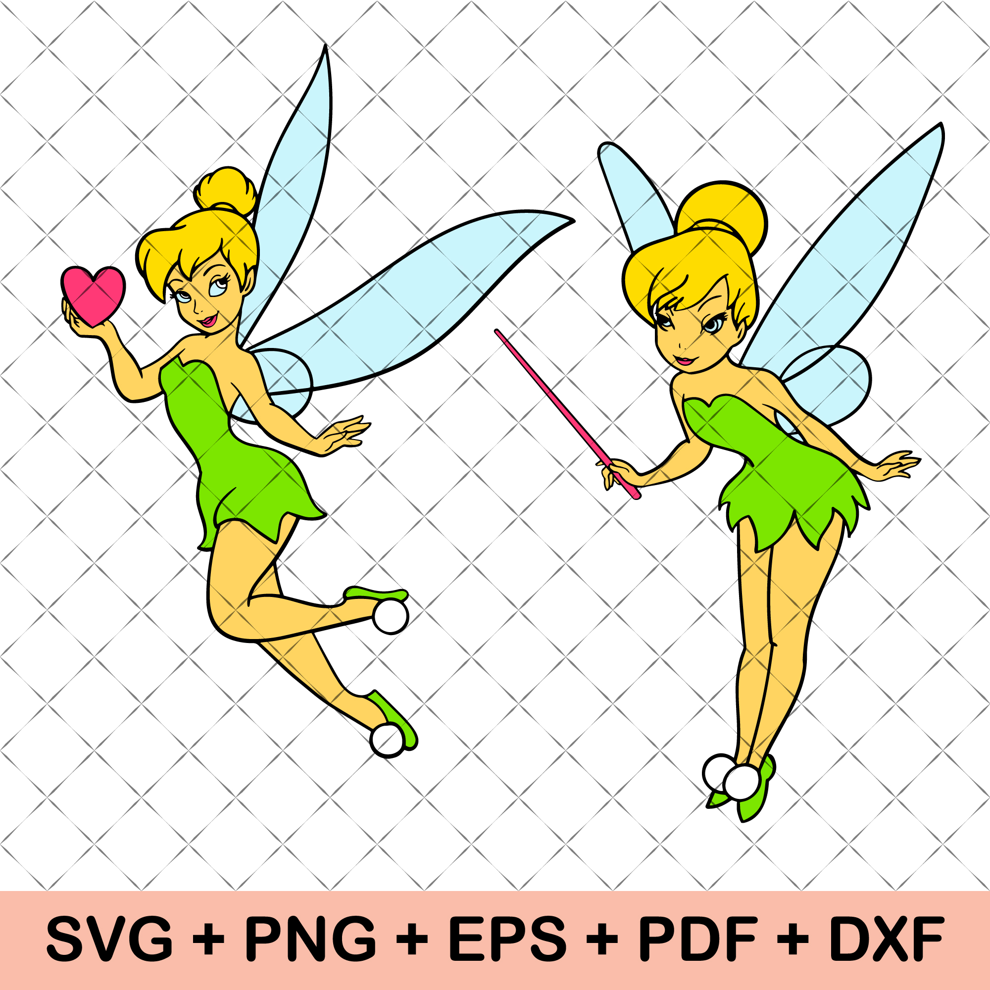Tinkerbell SVG Bundle,Tinkerbell svg,Tinkerbell png,Tinkerbe | Inspire ...