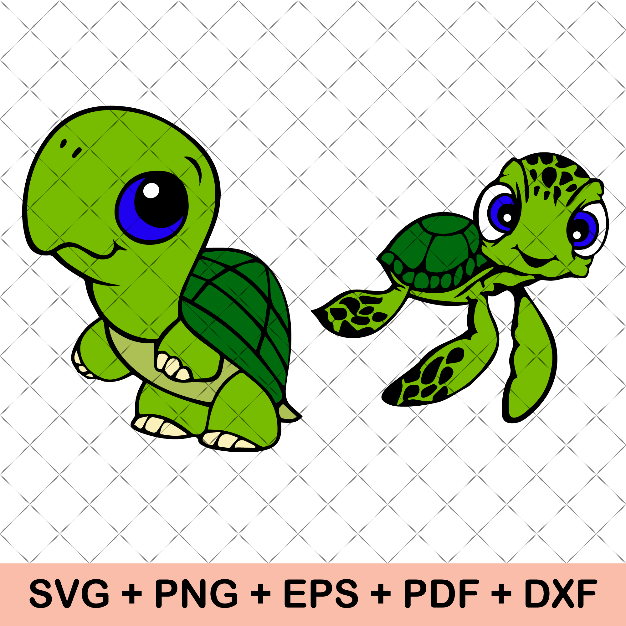 Turtle SVG Bundle, Turtle Face Svg, Turtle SVG Cut Files for - Inspire ...