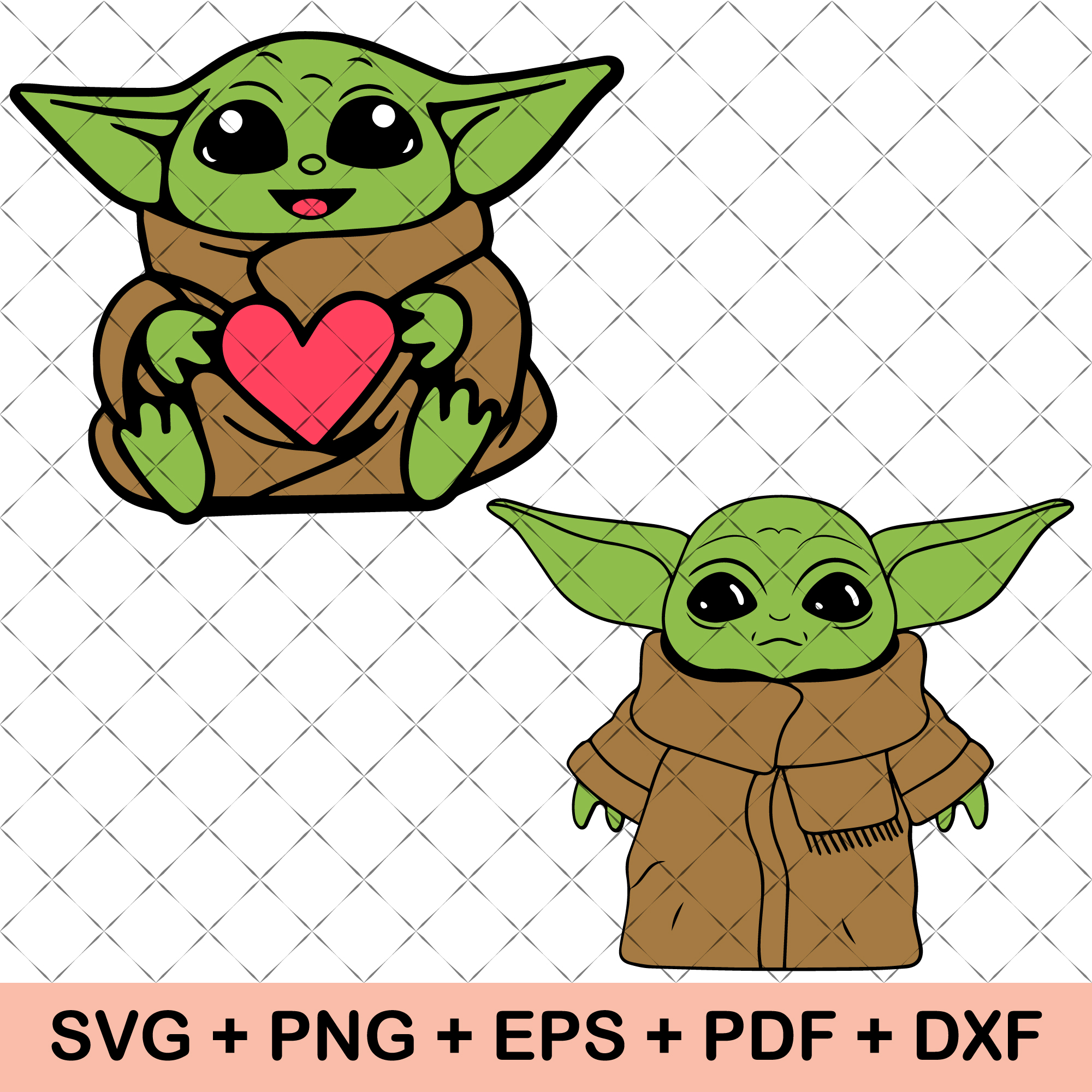 Grogu Svg, Baby Yoda svg Balloon svg Mandalorian svg Star Wa | Inspire ...