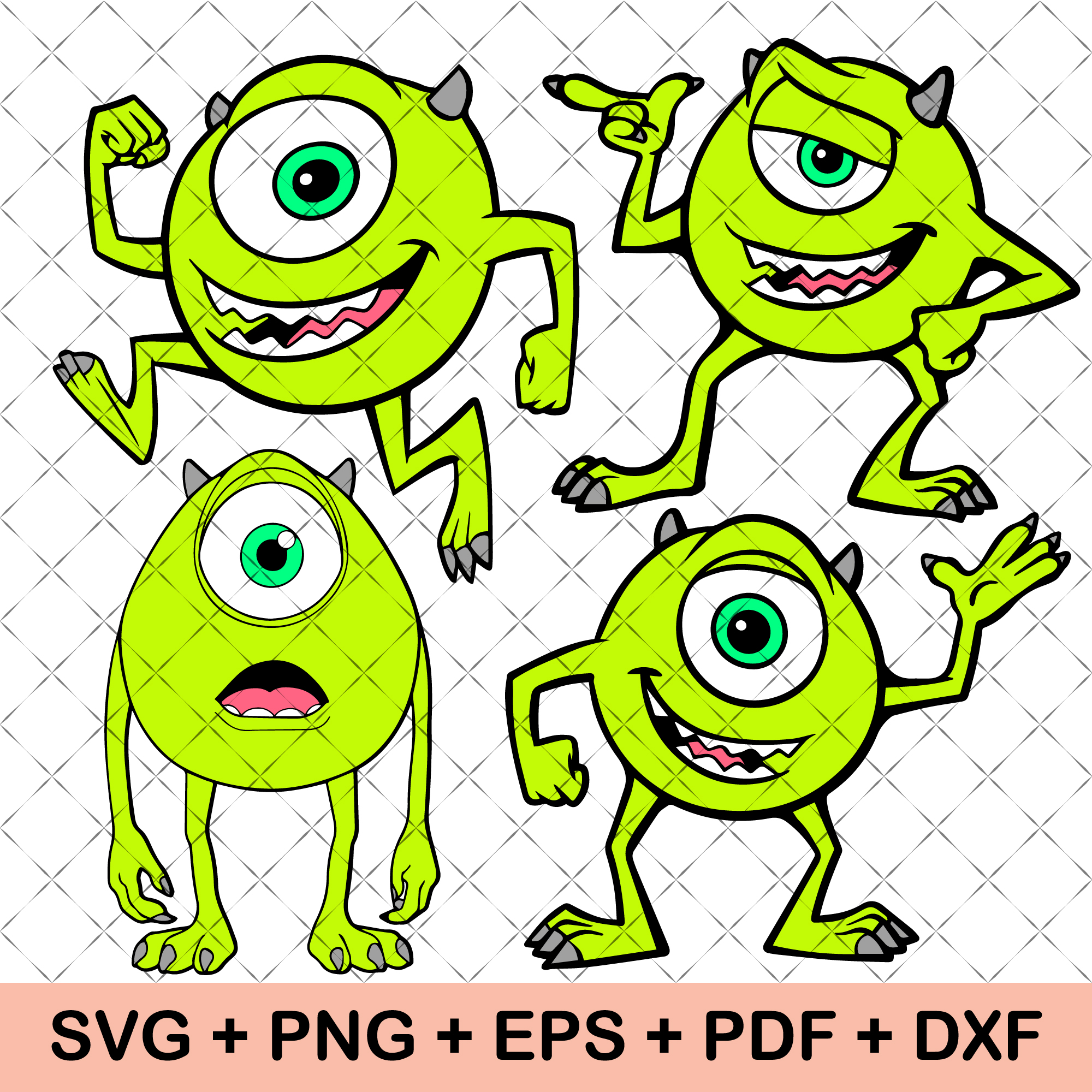 Monsters Svg, Characters SVG, Monsters For Cricut, Monsters | Inspire ...