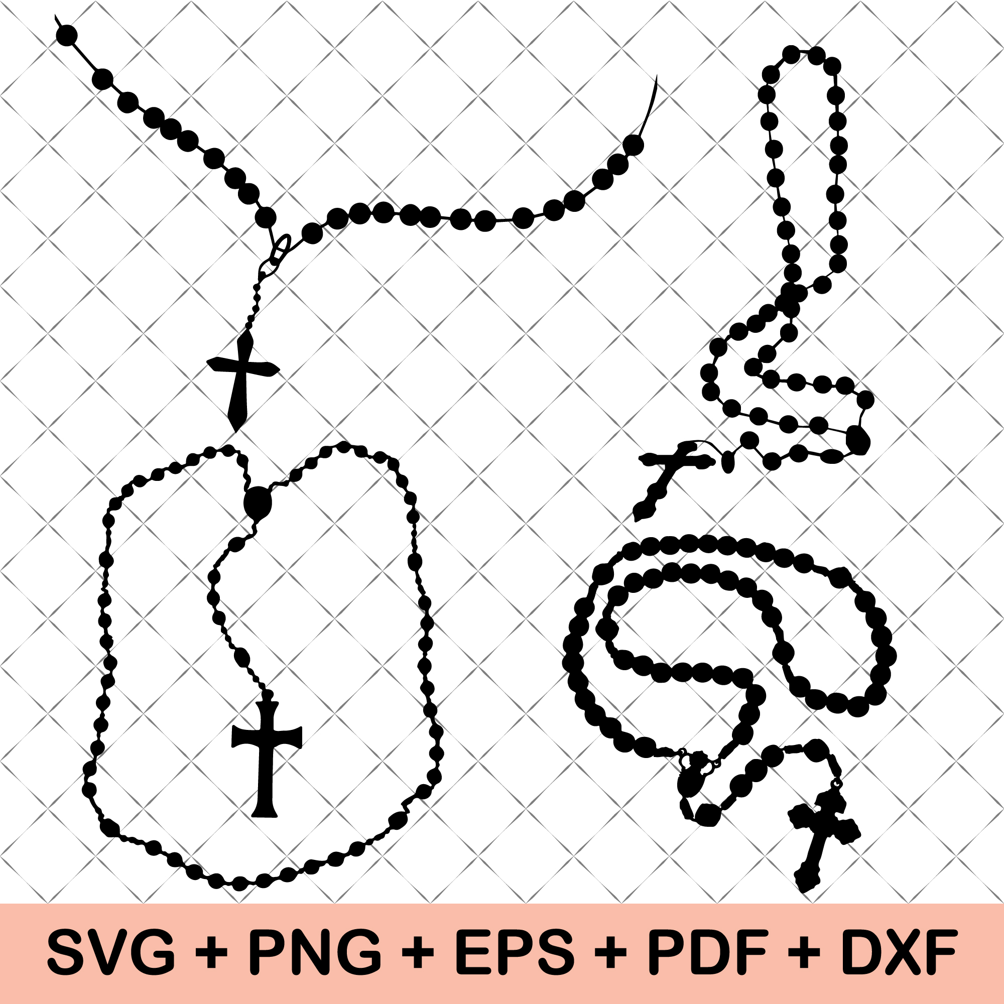rosary svg - Inspire Uplift