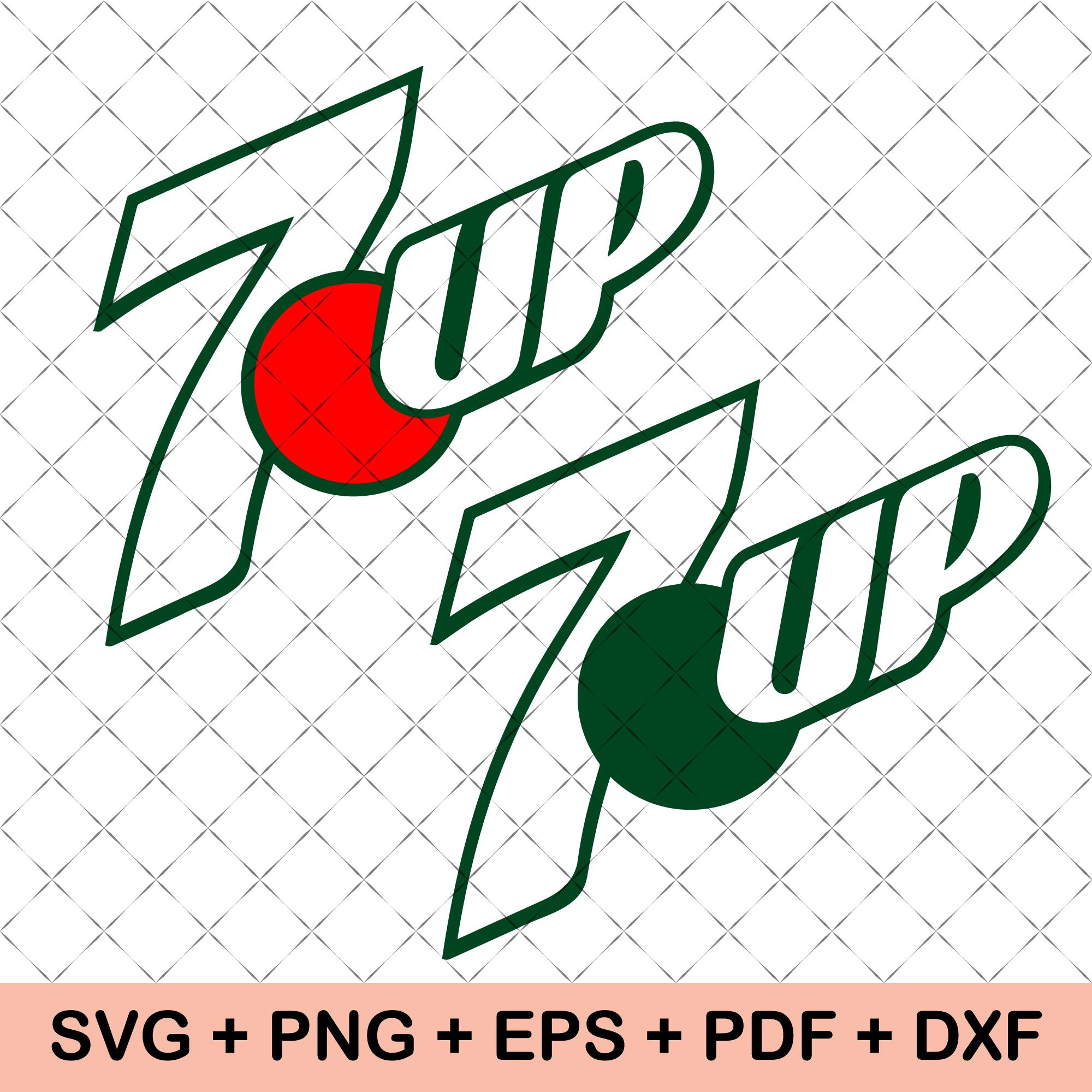 7UP svg, logo svg, soft drink svg, cold drink svg, green dri | Inspire ...