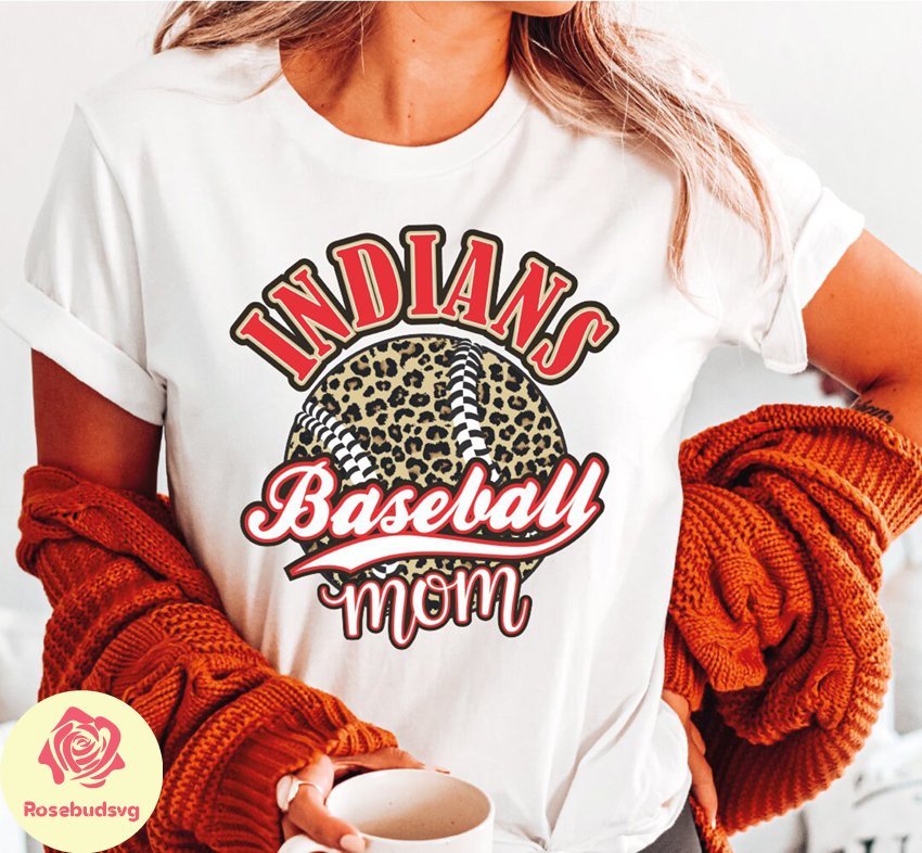 Baseball Shirt, Indians Baseball Mom Shirt, Gift For Indians | Inspire ...