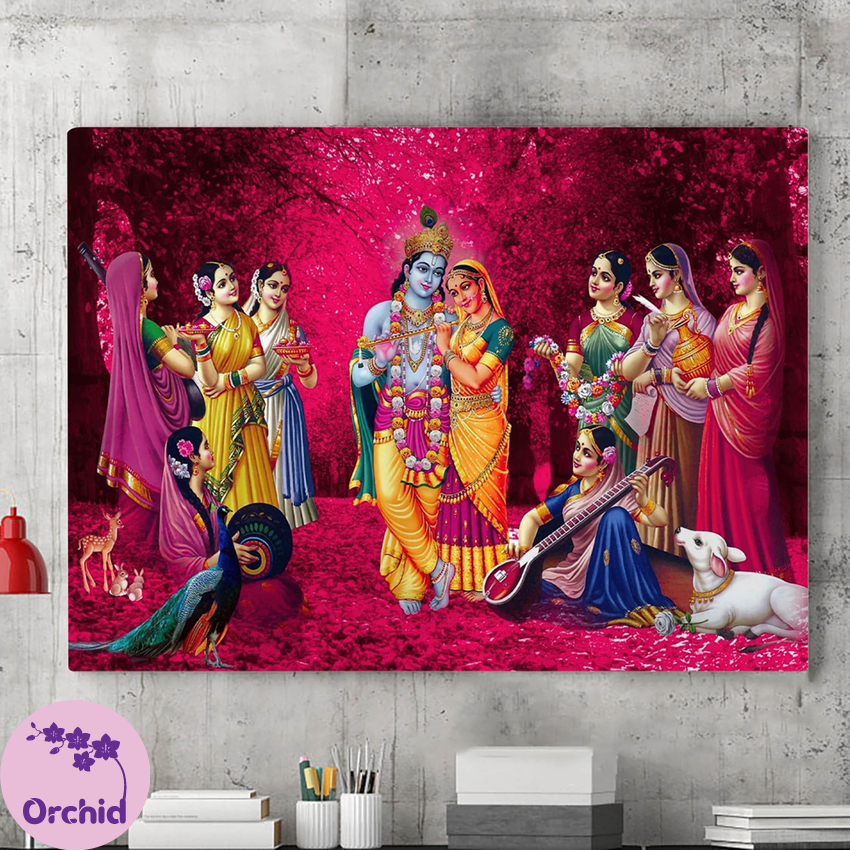 Hindu Gift Famous Poster Wall Art Design - Inspire Uplift