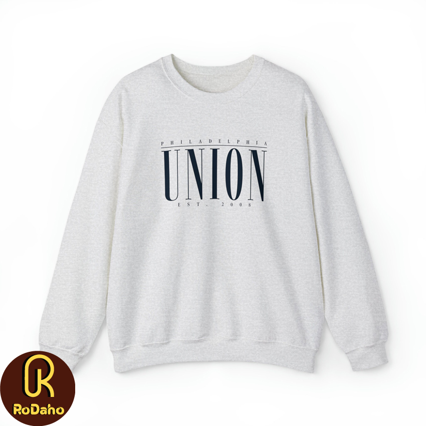 Philadelphia Union Soccer Crewneck Navy Lettering | Inspire Uplift
