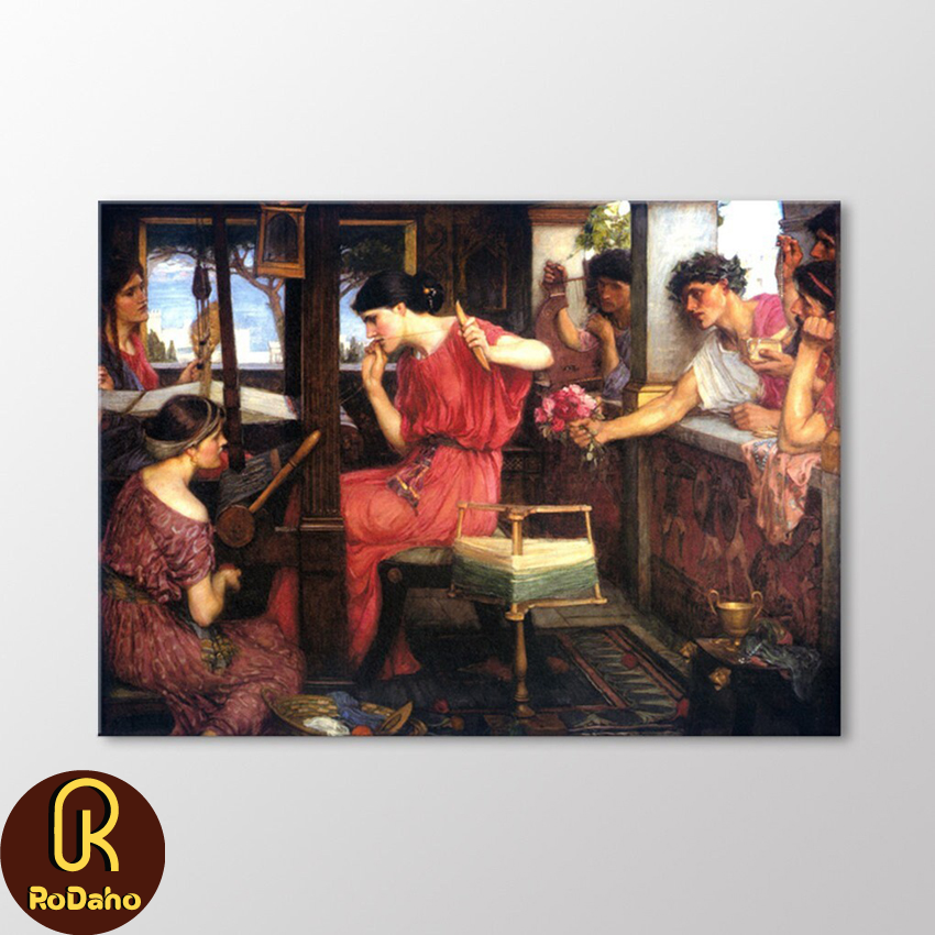 Penelope and the Tailors 1912 by John William Waterhouse Can | Inspire ...