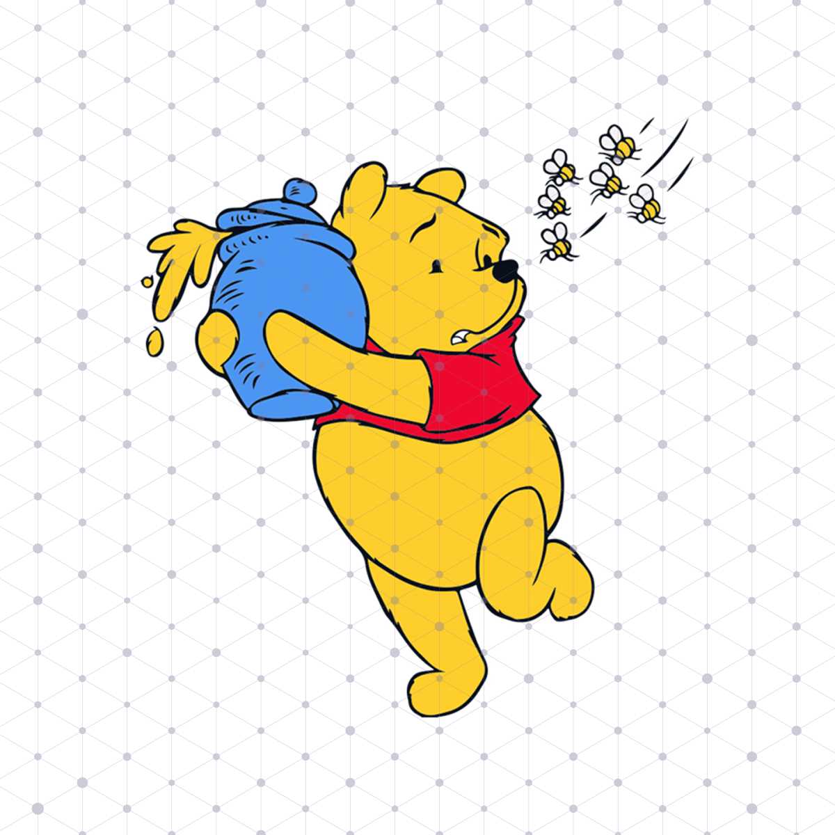 Winnie The Pooh Honeybee Svg, Disney Svg, Pooh Svg, Pooh Bea | Inspire ...
