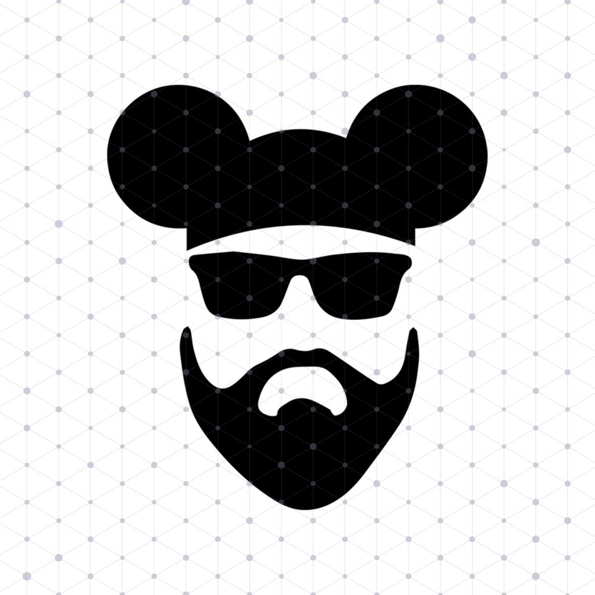 Mickey with beard svg, Disney svg, Disney Father svg, Papa s - Inspire ...