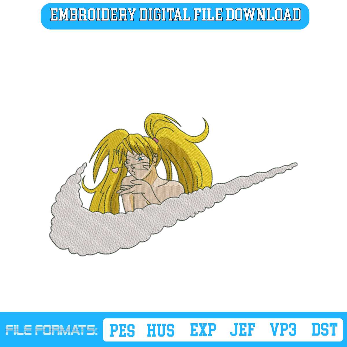 Nike Cloud x Naruto Jutsu Logo Embroidery Design - Inspire Uplift