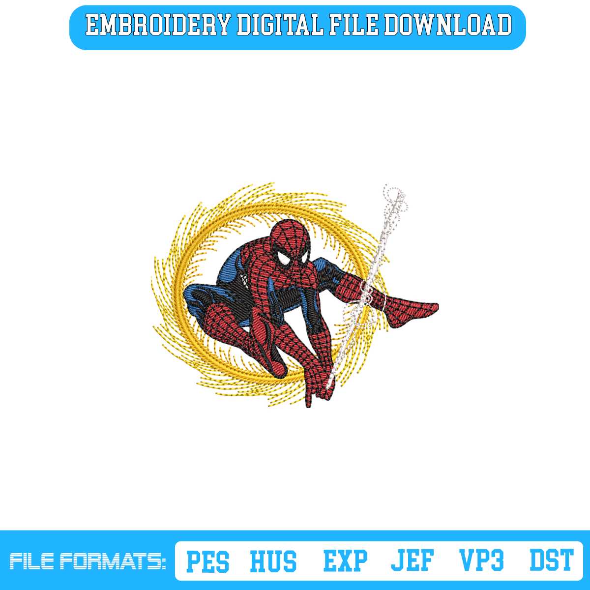Spider Man Marvel Comics Embroidery Design Download | Inspire Uplift