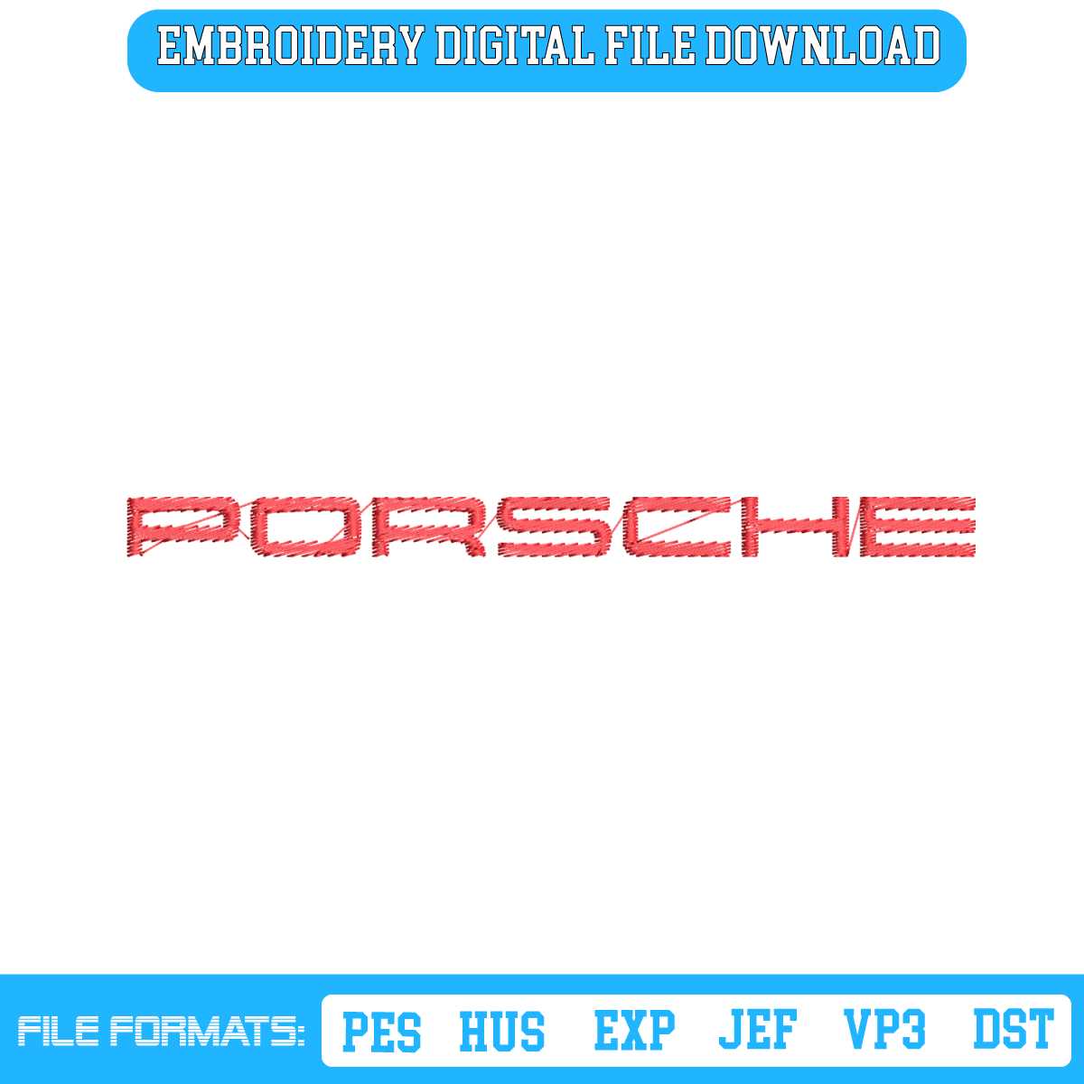 Porsche Logo Embroidery Design Logo Car Brand Download File - Inspire ...