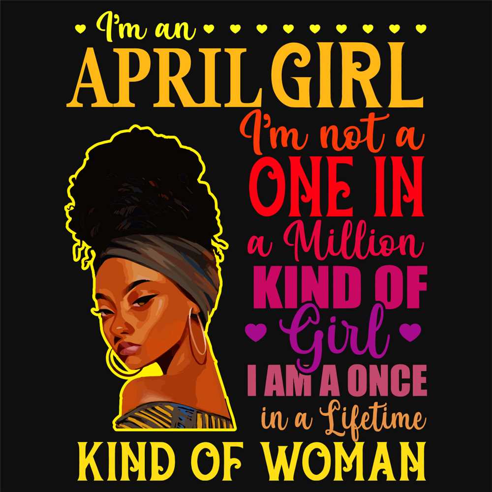 I Am An April Girl Black Woman Svg, Birthday Svg, April Svg, | Inspire ...