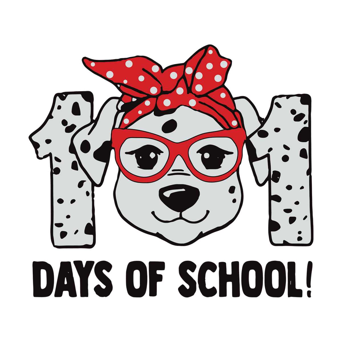 101 Days Of School,101 Days Of School,101 Dalmatians Svg, 10 - Inspire ...