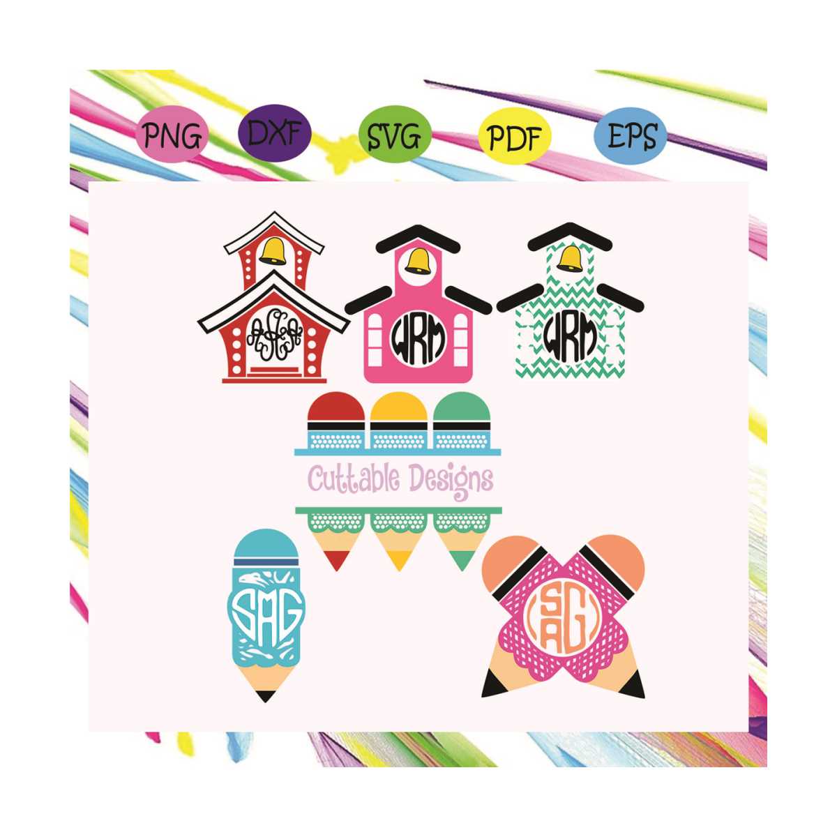 Cuttable Designs Svg, 100th Days Svg, Back To School Svg, Pe | Inspire ...