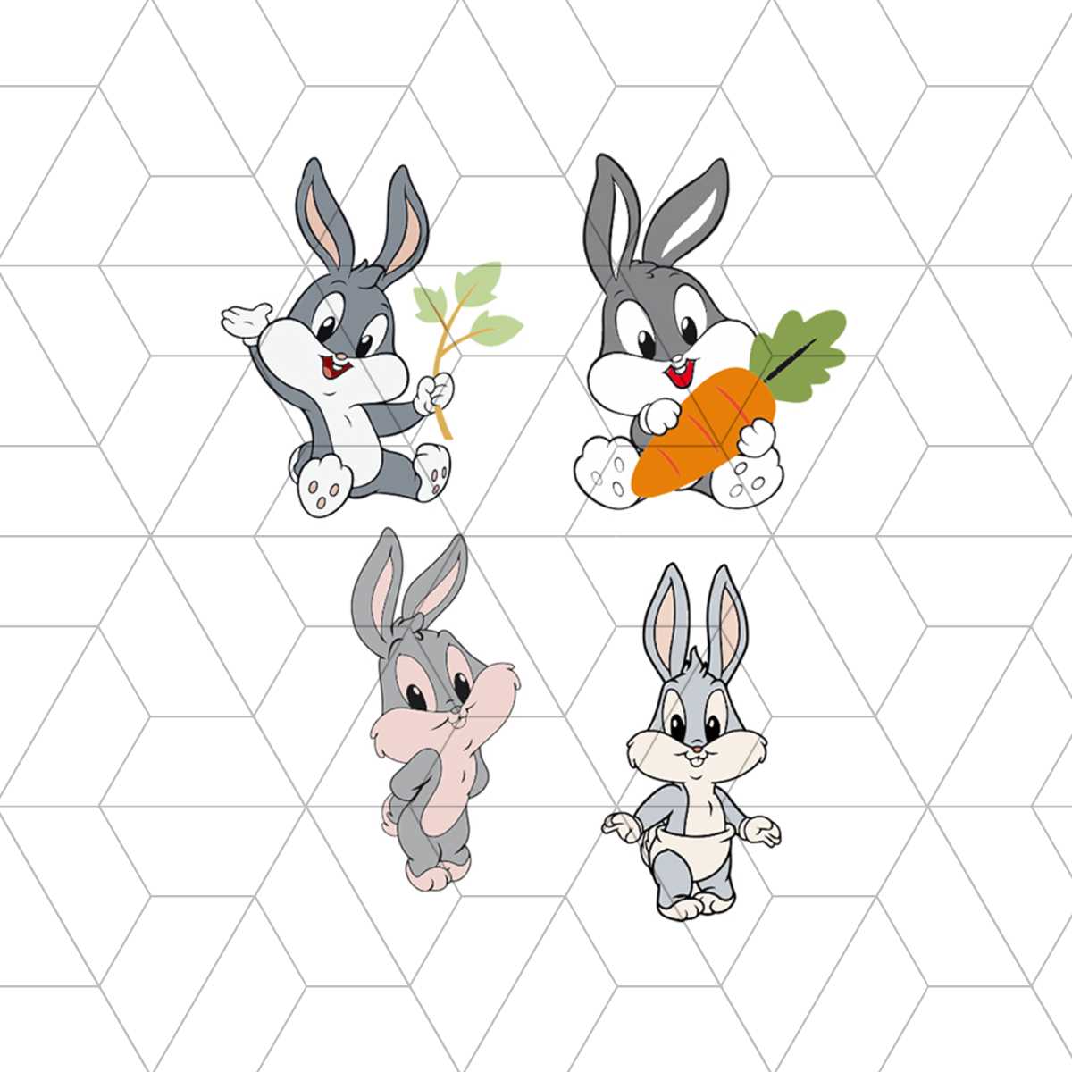 Baby bugs bunny svg, Cartoon Svg, Bundle Svg, Bunny Svg, Rab | Inspire ...