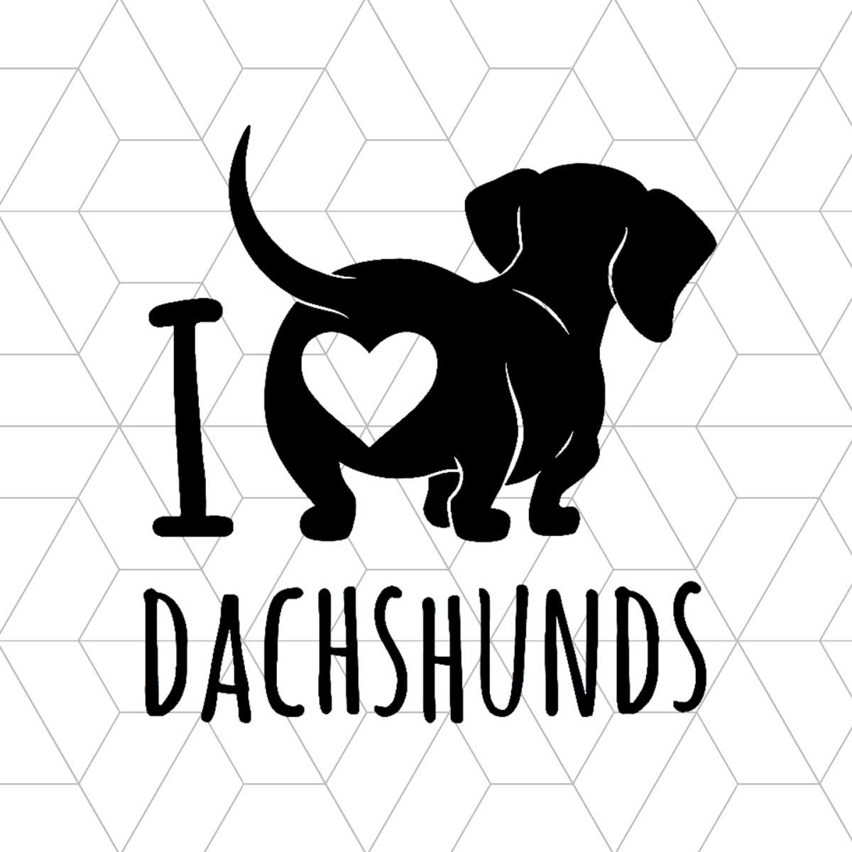 Cute Dachshund Dog Vector Svg, Trending Svg, Animal svg, Dac - Inspire ...