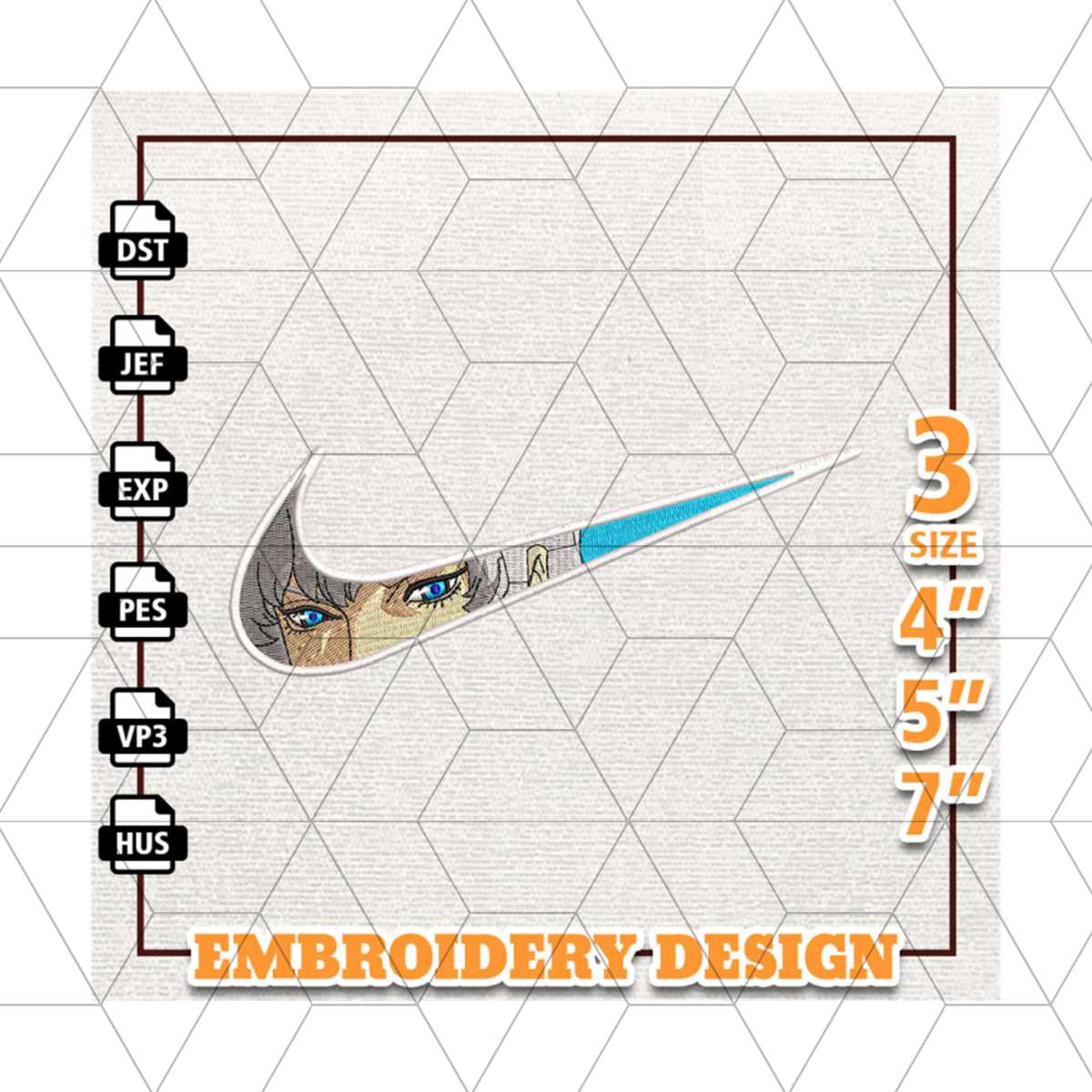 Nike Griffi Anime Design, Anime Embroidery Design, Anime Mac - Inspire ...