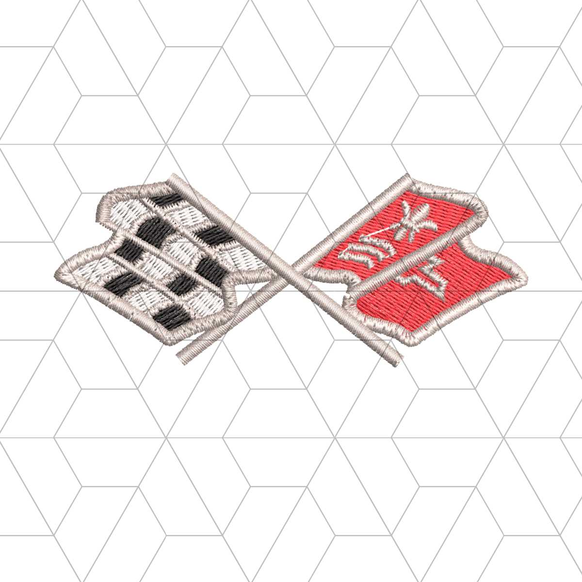 Embroidery Corvette Logo Digitizing Corvette Logo Car Brand | Inspire ...