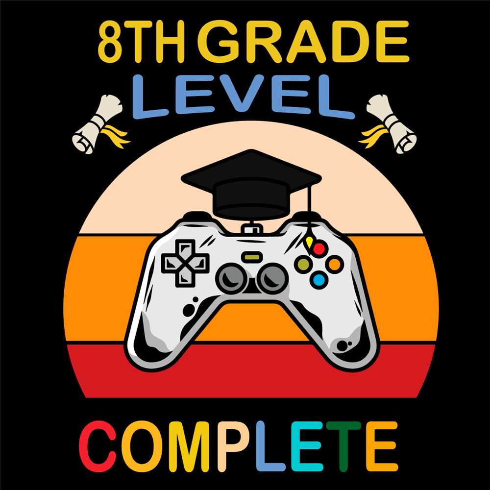 8th Grade Level Complete Svg, Birthday Svg, 8th Svg, 8th Gra | Inspire ...