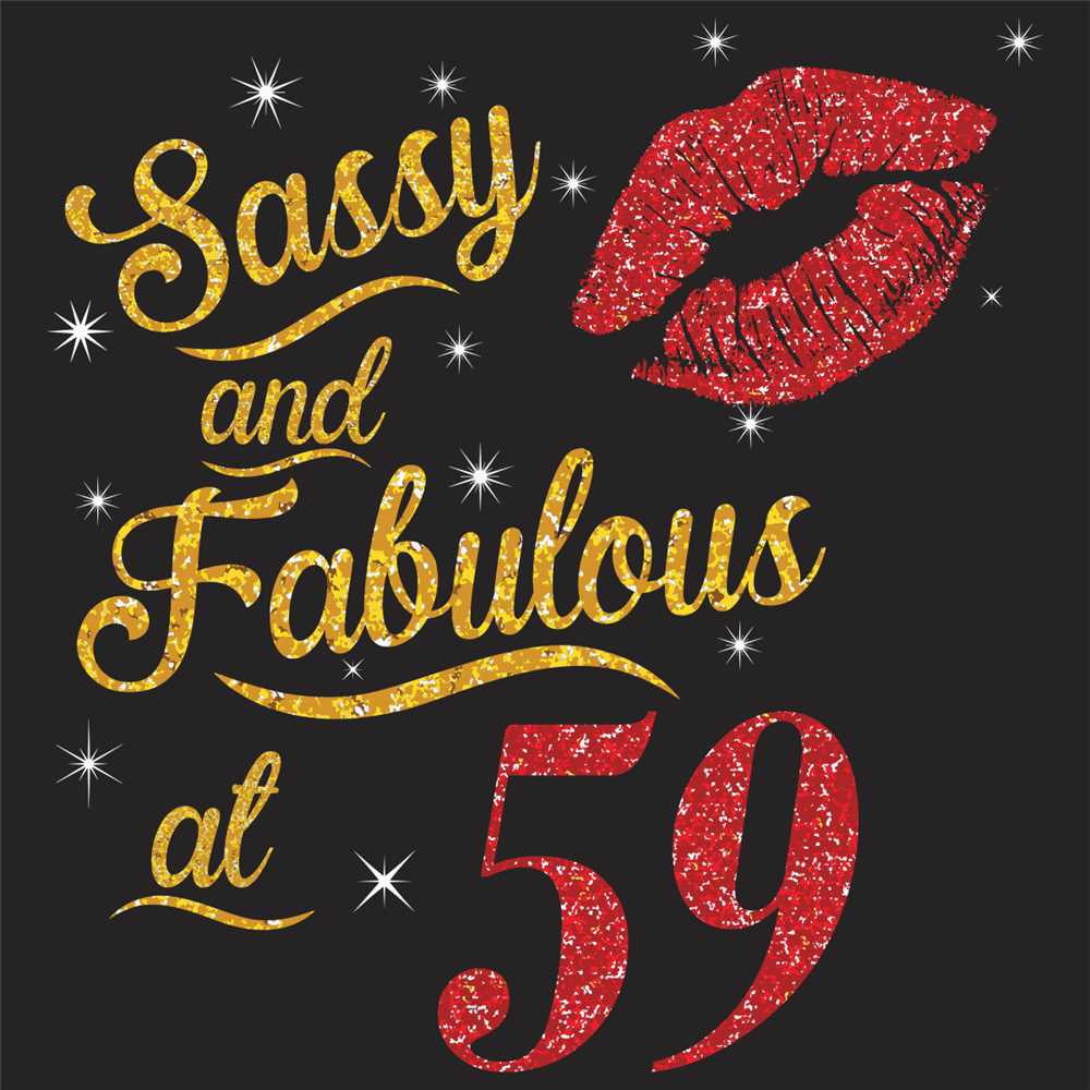Sassy And Fabulous At 59 Svg, Birthday Svg, Sassy And Fabulo | Inspire ...