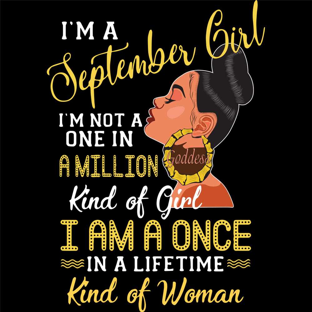 I am a September girl Svg, September girl svg, September gir - Inspire ...