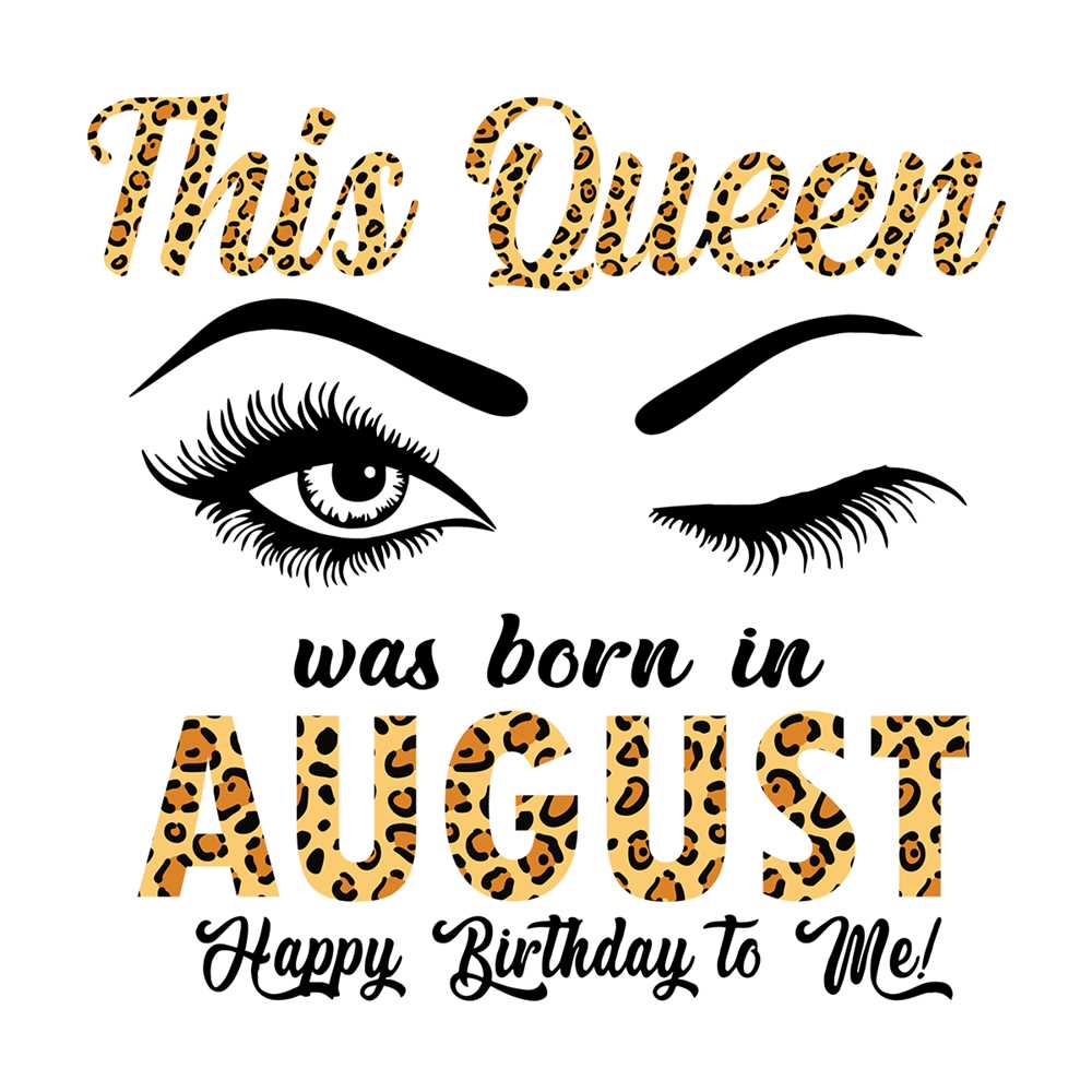 This Queen Was Born In August Svg, Birthday Svg, Queen Svg, | Inspire ...