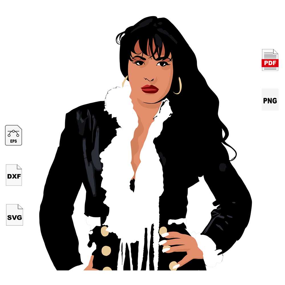 Selena Quintanilla art svg, Selena Quintanilla, selena svg, - Inspire ...