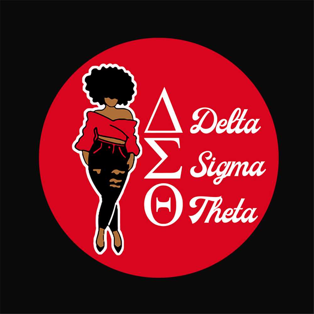 Delta sigma theta sorority SVG, black girl, Delta sigma thet | Inspire ...