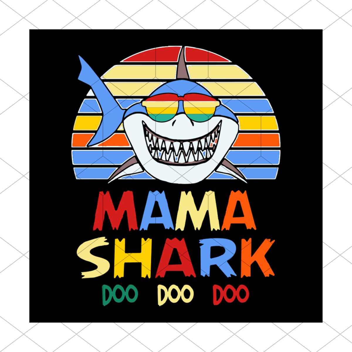 Mama Shark Doo Doo Doo Svg, Funny Svg, Mama Shark Svg - Inspire Uplift