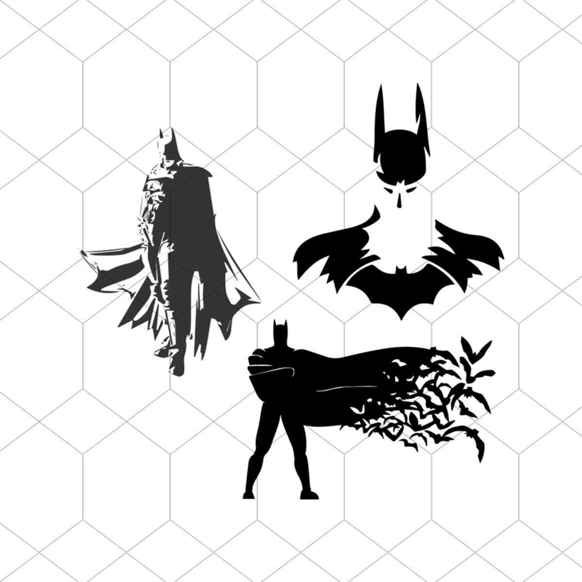 3 Designs Batman Superhero Save The World Svg | Inspire Uplift