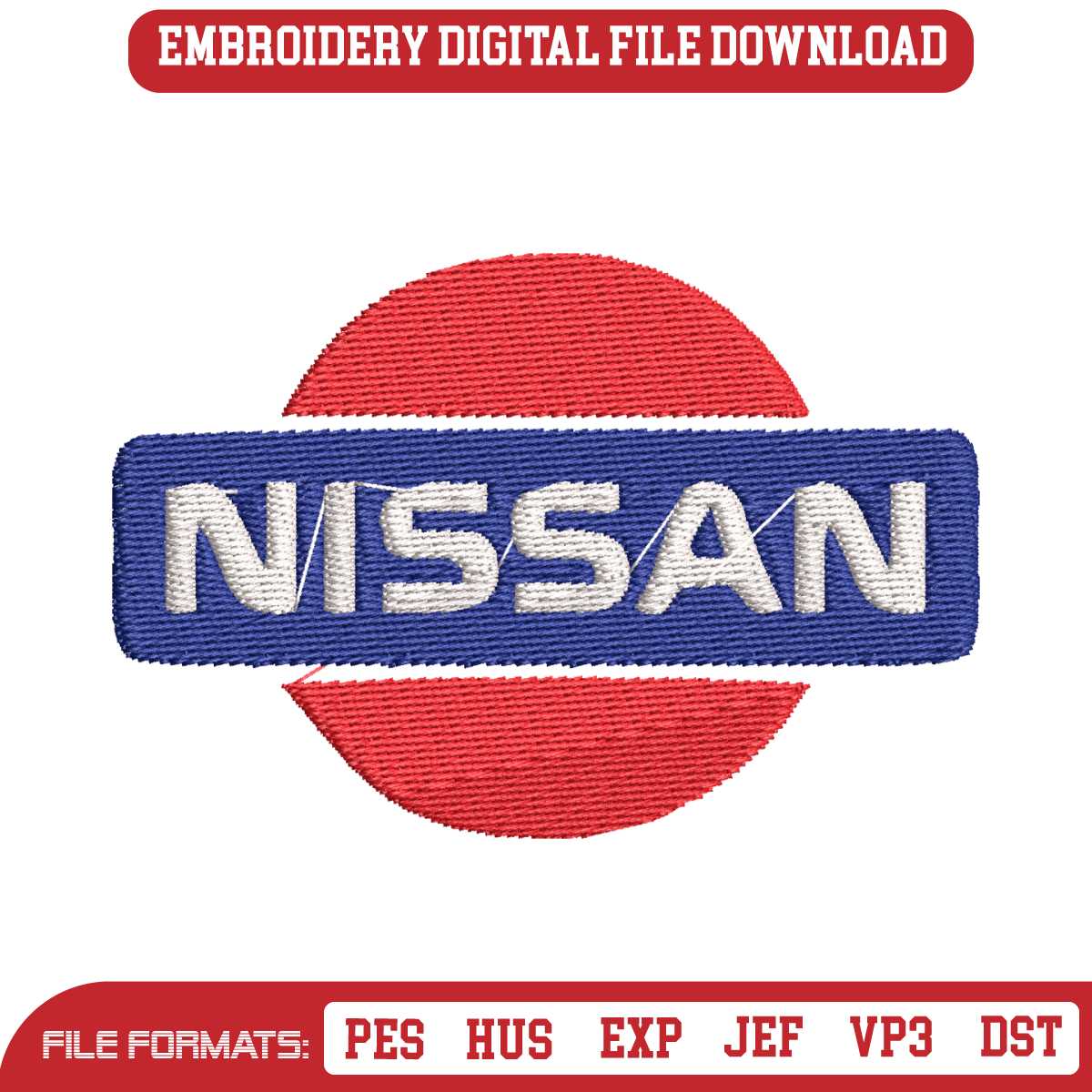 Nissan Logo Embroidery Download File Logo Car Embroidery Des - Inspire ...