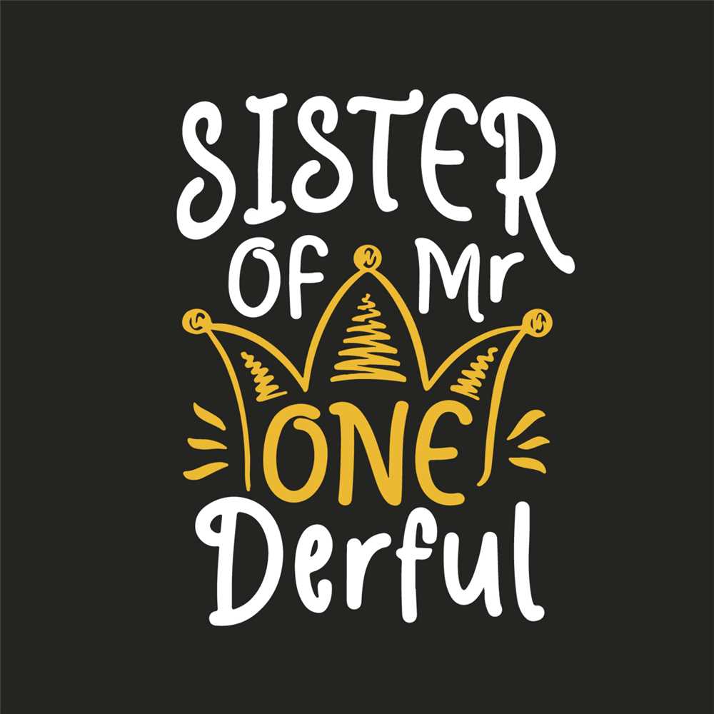 Sister Of Onederful Svg, Trending Svg, Sister Svg, Mr Oneder | Inspire ...