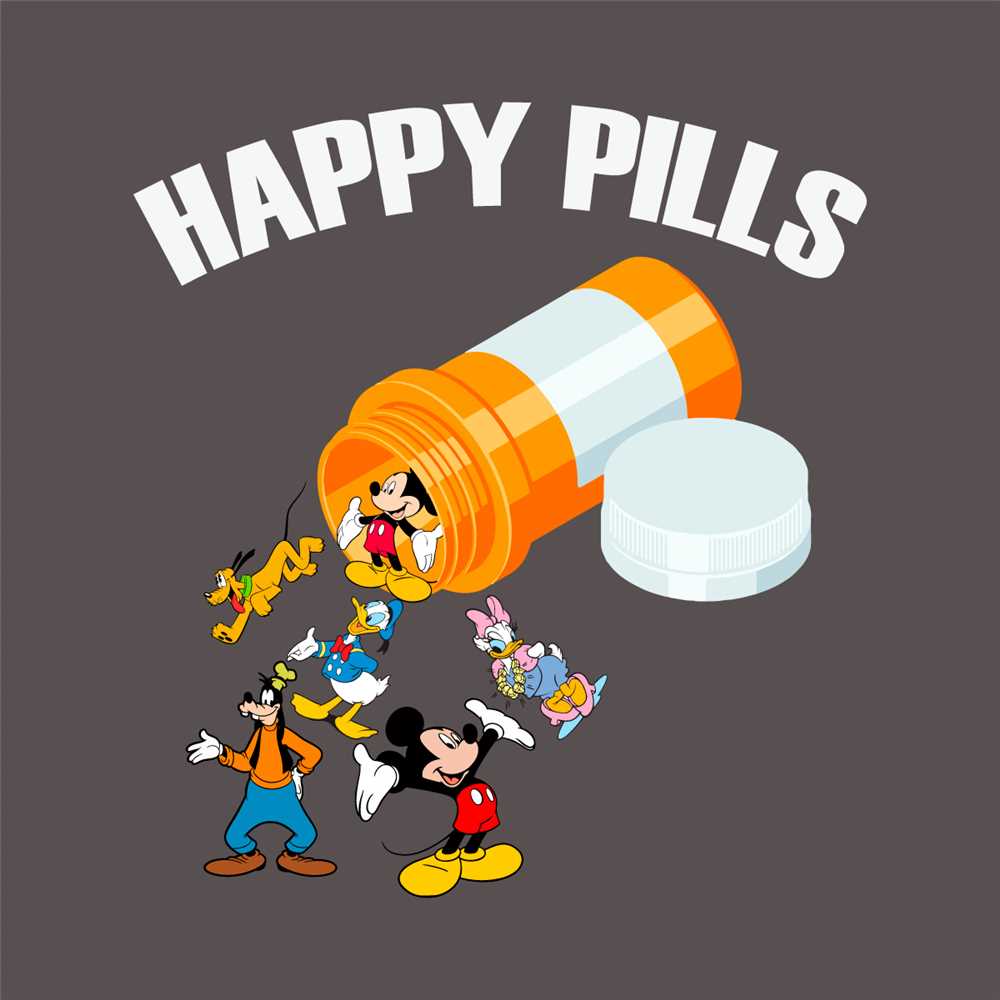 Mickey Mouse Happy Pills Svg Disney Lovers Svg Digital File | Inspire ...