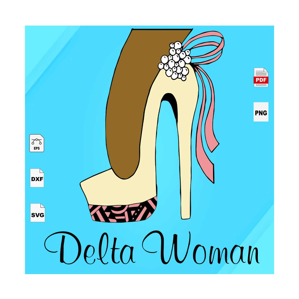 Delta woman svg, Delta Sigma Theta 1913 Svg, Delta Sigma The | Inspire ...