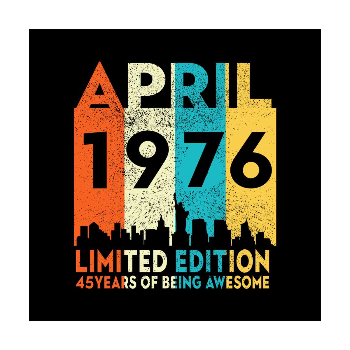 April 1976 Limited Edition Svg, Birthday Svg, April 1976 Svg | Inspire ...
