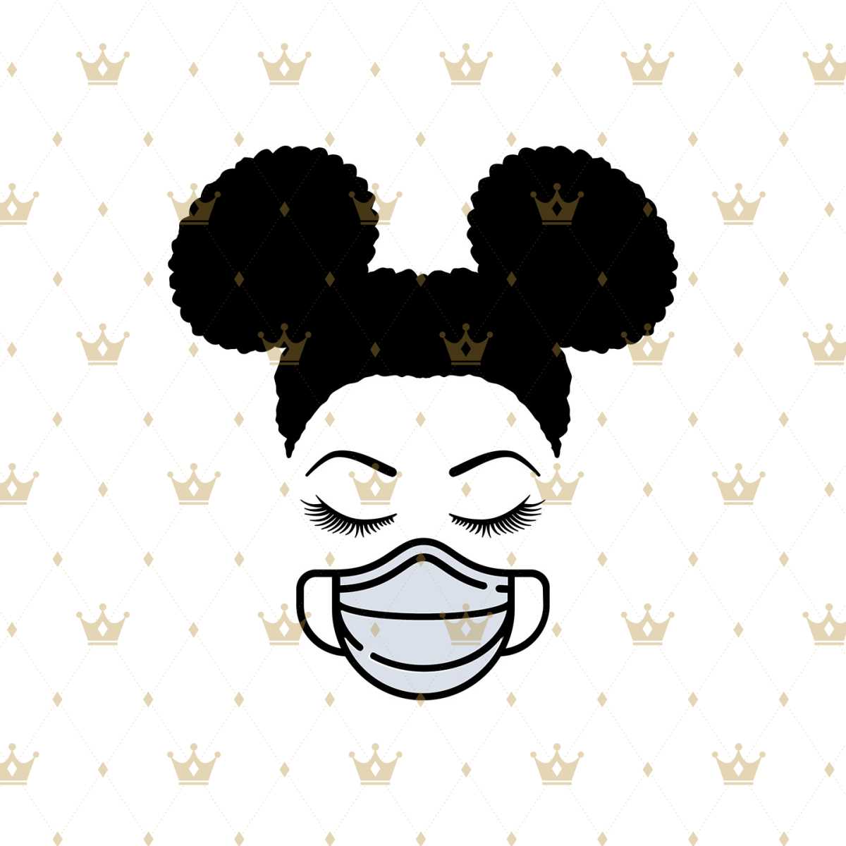 Black Girl Mask Svg, Melanin Svg, Afro Girl Svg, Black Girl - Inspire ...
