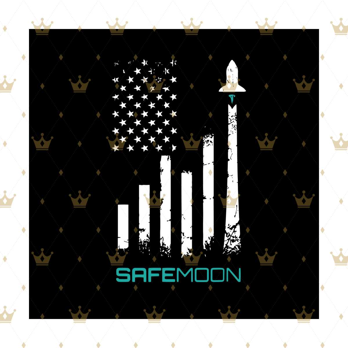 SafeMoon Crypto American Flag Svg, Trending Svg, Safemoon Sv | Inspire ...