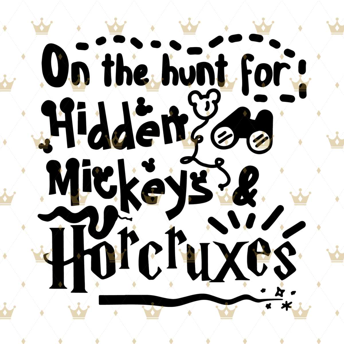 Hunting for Hidden Mickeys SVG, Hand Lettered SVG, Disney SV | Inspire ...