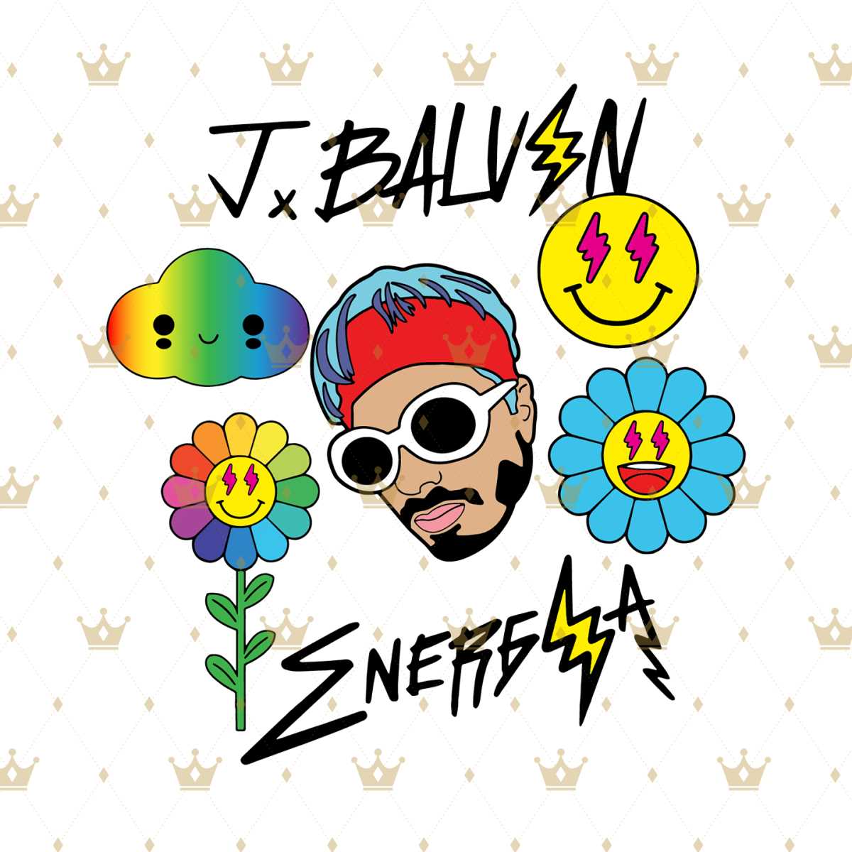J Balvin cartoon face svg,svg,cartoon face svg,lover cartoon - Inspire ...