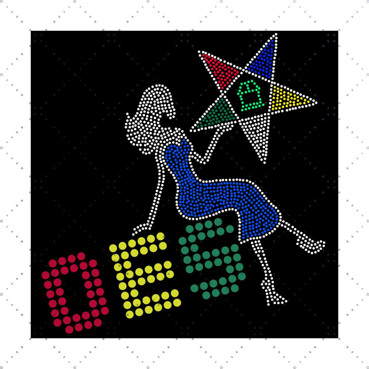 Girl star oes svg, oes star, oes eastern star svg, sorority - Inspire ...