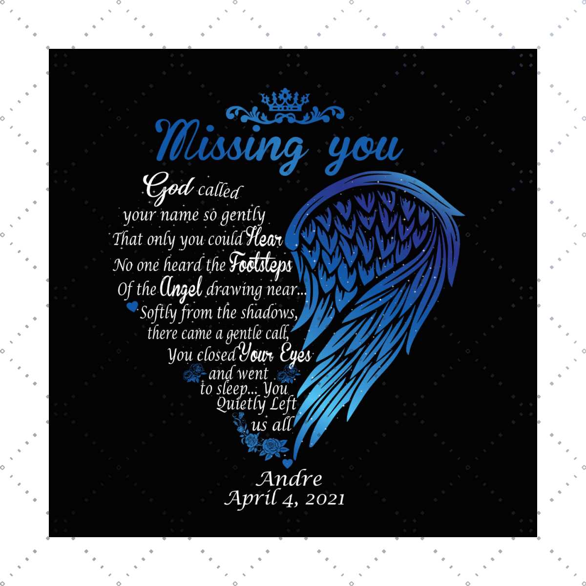 Trending Svg, Missing You Png, Missing You Angel, Angel Wing | Inspire ...