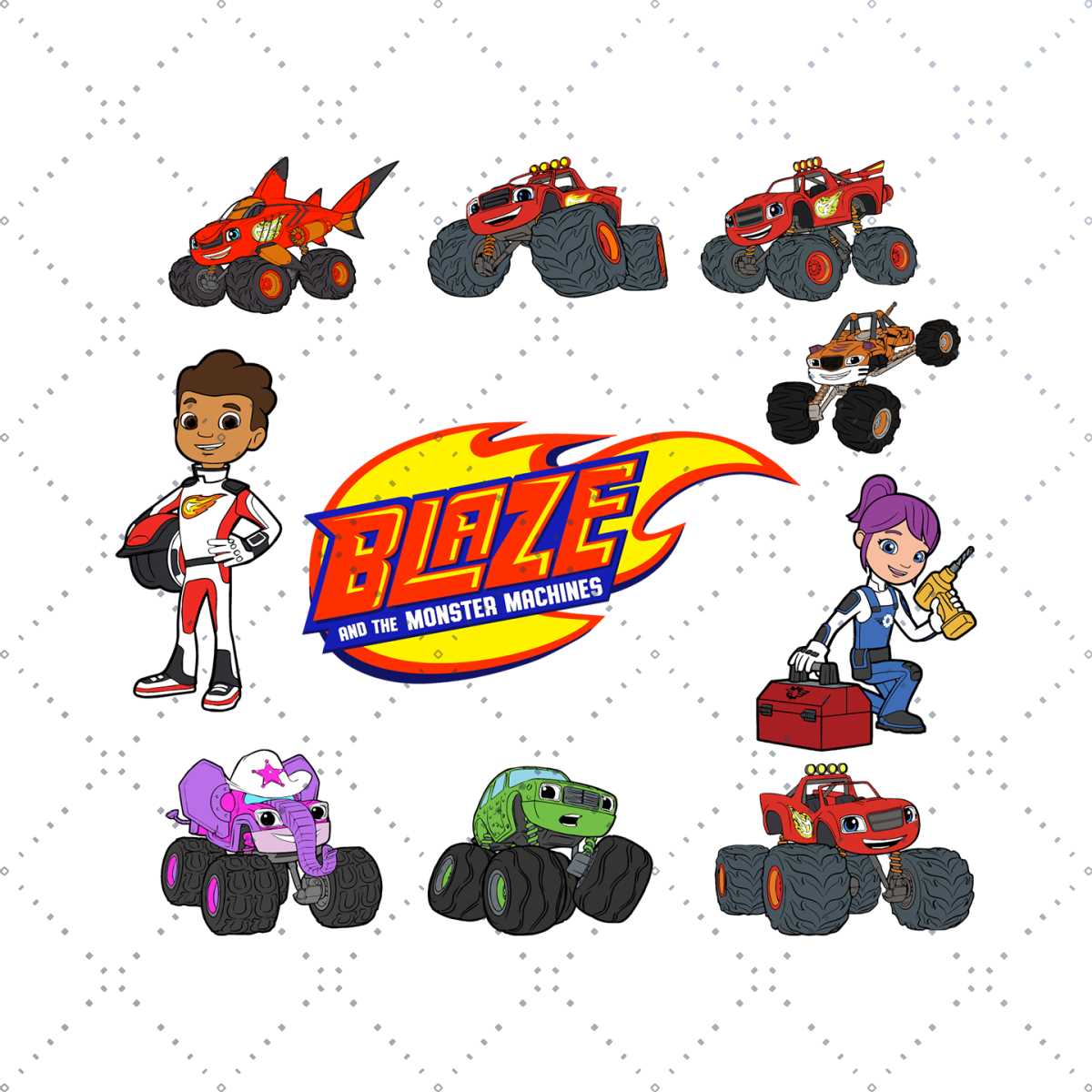 Blaze and monster machines svg,svg,monster machines svg,blaz | Inspire ...