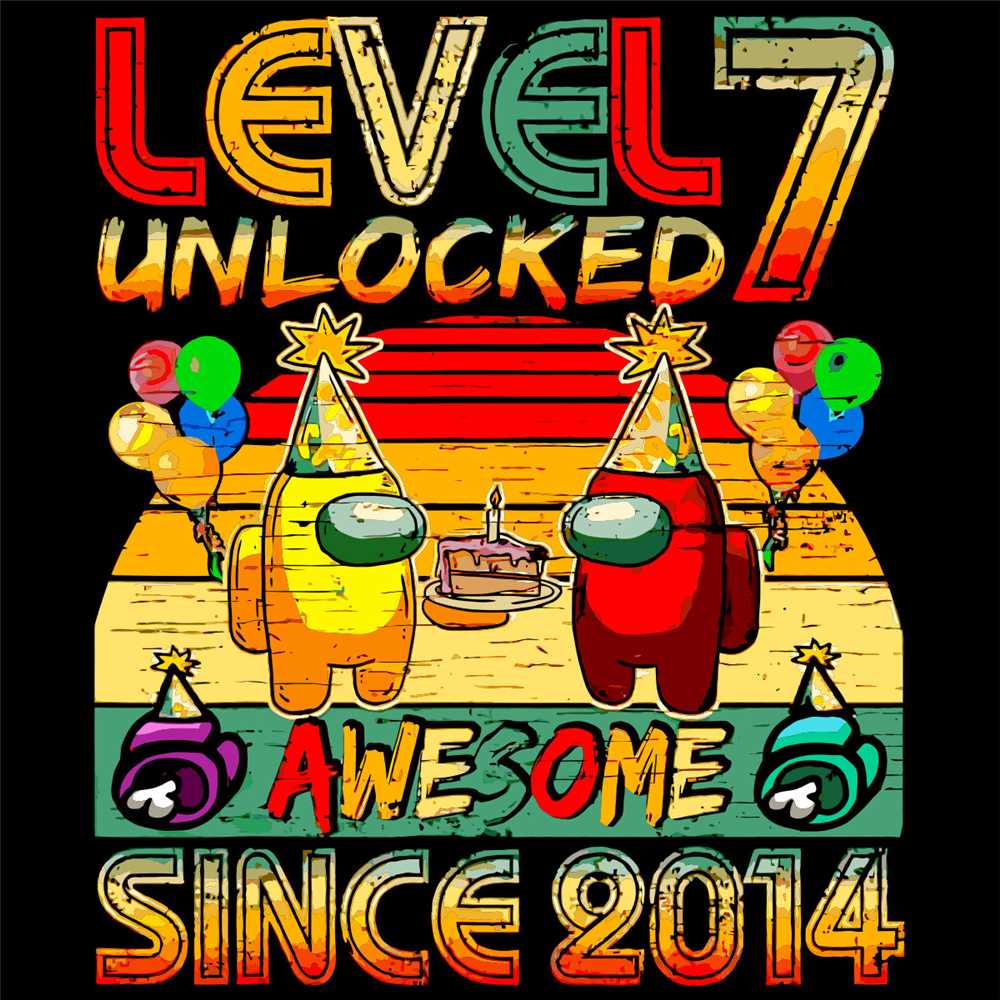 Level 7 Svg, Birthday Svg, Unlocked Svg, Awesome Svg, Since | Inspire ...