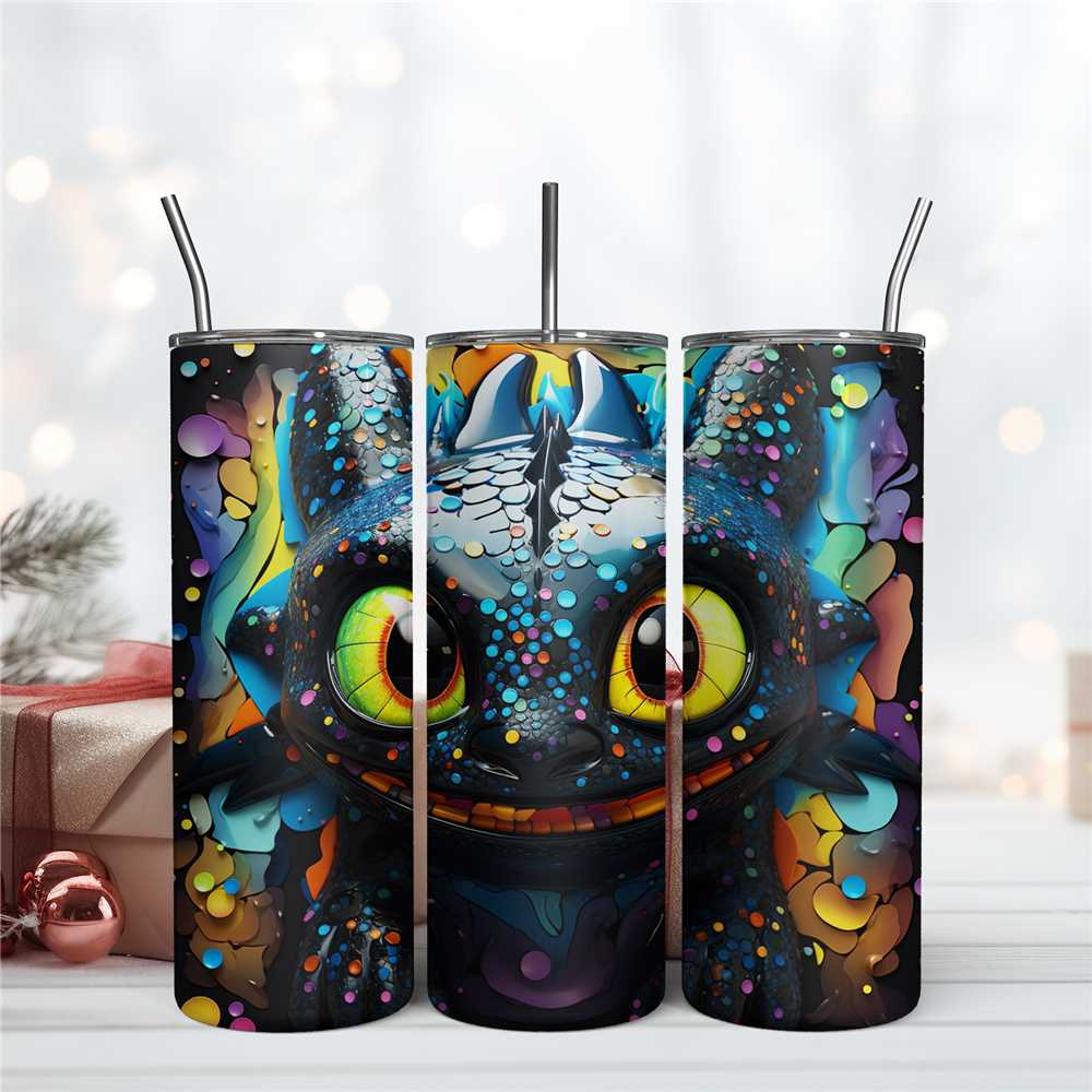 Disney Dragon Toothless Tumbler Wrap Design, Dragon Wrap 20o - Inspire ...