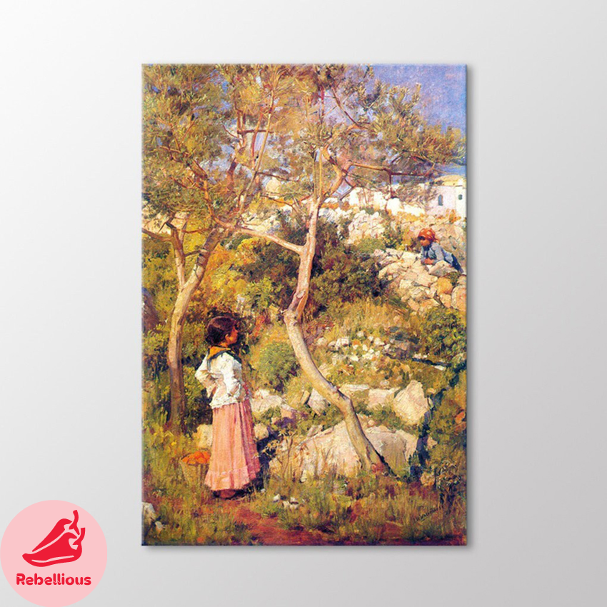 Two Little Italian Girls in the Village by John William Wate - Inspire ...