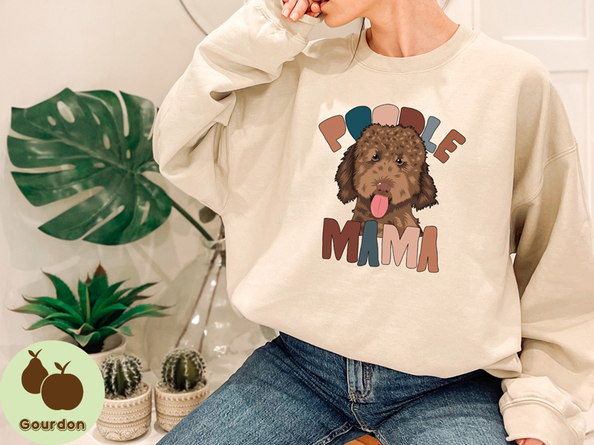 Brown Poodle Mama Shirt, Brown Poodle shirt, Poodle Mom, Poo - Inspire ...