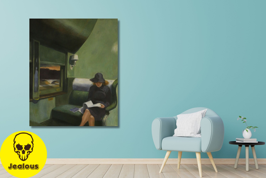 Compartment Car by Edward Hopper Wall Art, Compartment Car | Inspire Uplift
